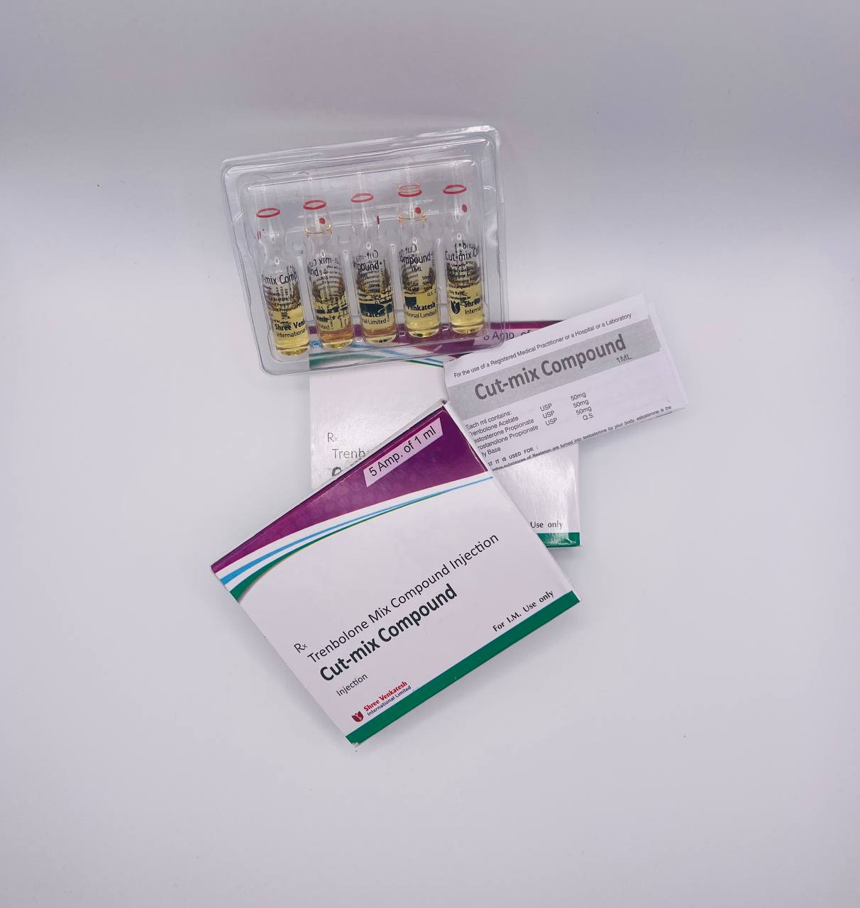 CUT MIX 150 (Droste Prop. 50mg, Test. Prop. 50mg, Trenb. Acetate 50mg ...